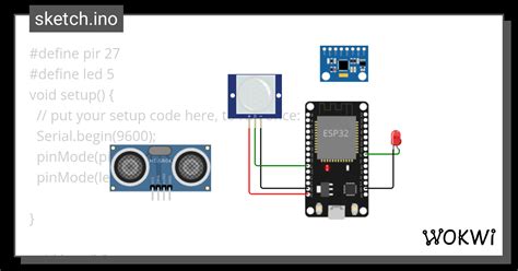 Pir Wokwi Esp Stm Arduino Simulator
