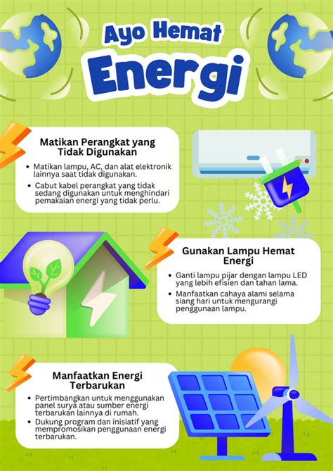 Gratis Desain Contoh Contoh Hemat Energi Canva