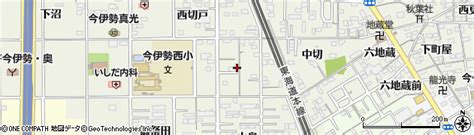 愛知県一宮市今伊勢町馬寄西平の地図 住所一覧検索｜地図マピオン