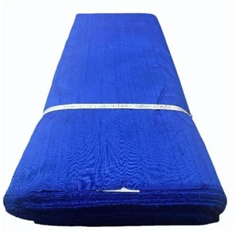 Royal Blue Plain Dupioni Silk Fabric At Rs 900 Meter ड्युपोनी रेशम का