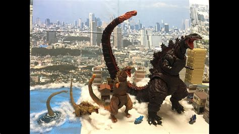 Shmonsterartsシン・ゴジラ第2形態＆第3形態セット レビュー モンスターアーツ シンゴジラsecond第二形態third第三