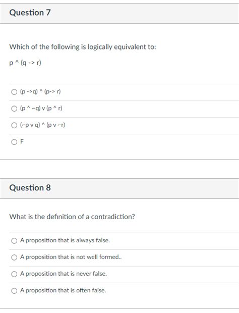 Solved Which Of The Following Is Logically Equivalent To Chegg