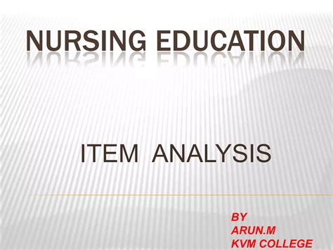 Item Analysis Ppt Pptx