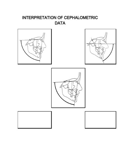 Interpretation Of Cephalometric Data For Orthodontics Pdf Primate