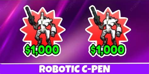 Beli Item Mythic Robotic C Pen Skibidi Tower Defense Roblox