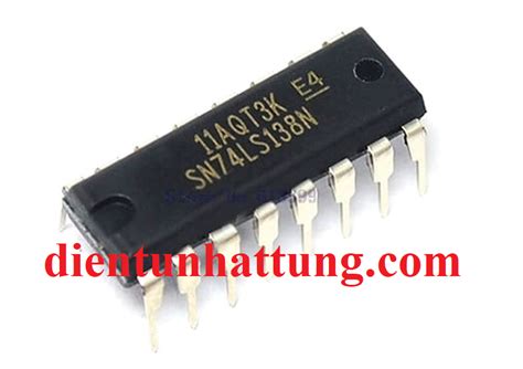 Ic SỐ Sn74ls138 3 Sang 8 Ic CỔng Logic MỞ RỘng Dip