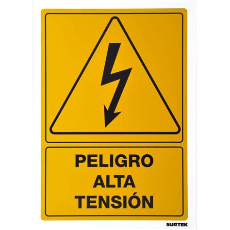 Señal Peligro Alta Tensión Grupo Urrea