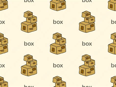 Premium Vector Box Cartoon Character Seamless Pattern On Yellow