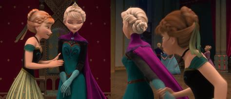 The First Time Anna And Elsa Touch After Years Of Being Separated By