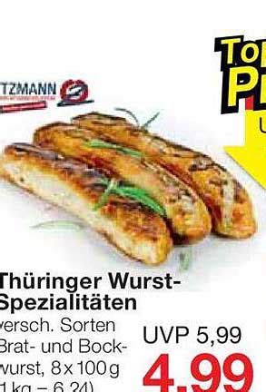 Th Ringer Wurst Spezialit Ten Angebot Bei Jawoll Prospekte De