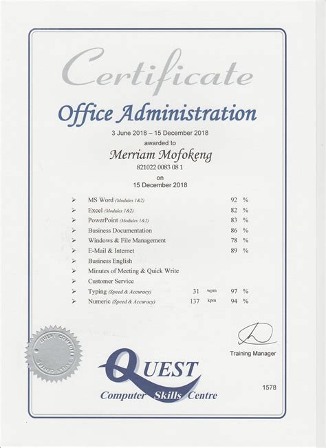 Courses Quest Computer Skills Centre