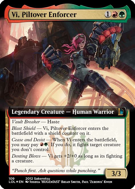 Vi Piltover Enforcer Rcustommagic