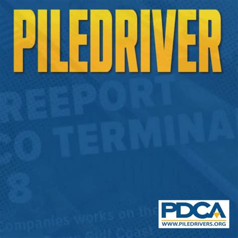 Pile Driving Contractors Association On Linkedin Piledrivermagazine