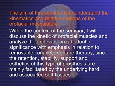 Kinetics Of Orofacial Muscles In Cd Dr Barman Orthodontic Courses By