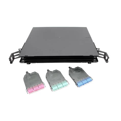 1u Uhd 19‘ 144f Mpo Lc Patch Panel 12x12f Cassettes