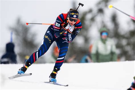 Biathlon Östersund La liste de départ du relais féminin x km