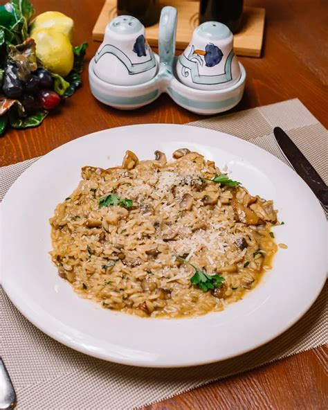 Baked Mushroom Risotto