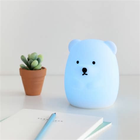 말랑이 말랑말랑 곰 실리콘 무드등 터치 인테리어 이사 자취 집꾸미기 귀여운 감성 조명 집들이선물 에이블리