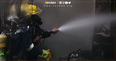به‌وێنه‌؛ ئاگر له‌ بازاڕی كۆنه‌فرۆشانی كه‌ركوك كه‌وته‌وه‌