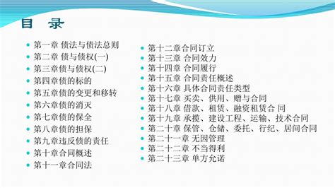 债法第二版全册课件pptword文档在线阅读与下载免费文档