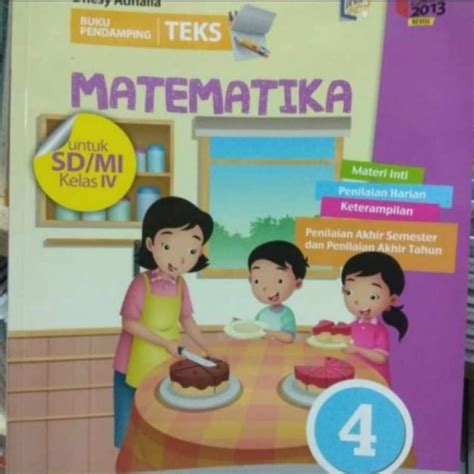Promo Buku Pendamping Tematik Matematika Sd Kelas 1 2 3 4 5 6 Kk 2013