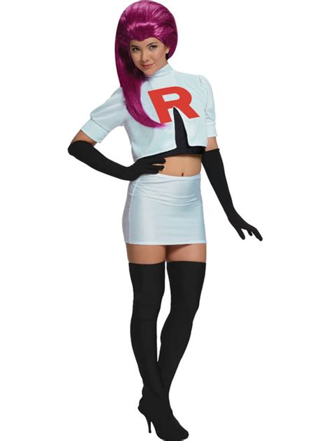 Adults Pokemon Team Rocket Jessie Wig