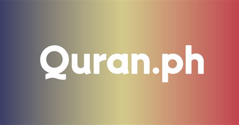 Quranph Quran Application In Filipinos