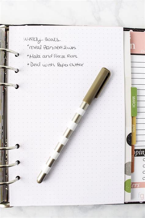 Dot Grid Paper Printable Free Bullet Journal Page Savor Savvy