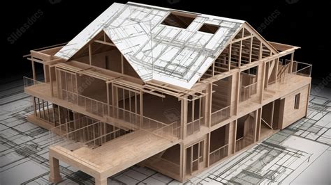 Building The Dream 3d Model Of A House Under Construction From