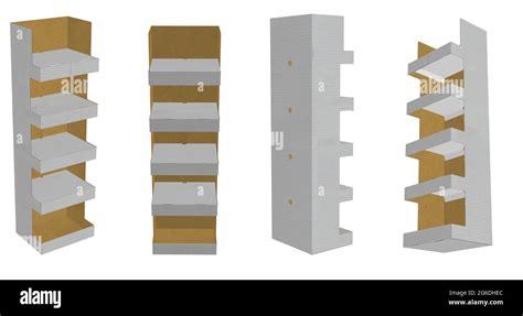 Display Box Template Cut Out Stock Images And Pictures Alamy