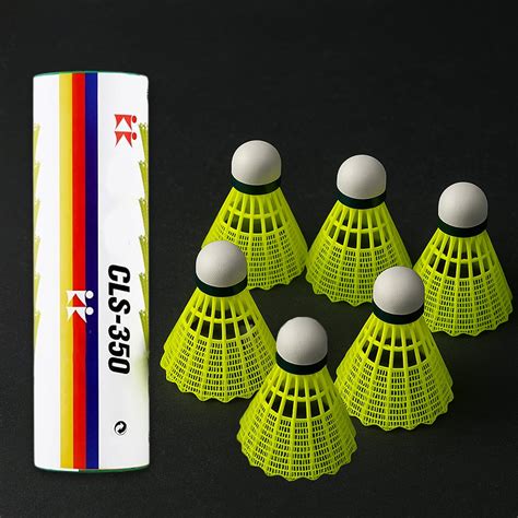 Knx Durable Plastic Shuttlecock 6 Pcs Set