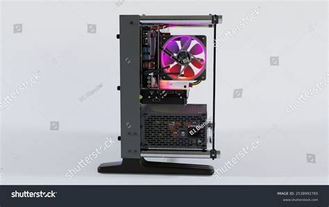 Compact Mini Itx Pc Render Showcasing Stock Illustration 2538992765 Shutterstock