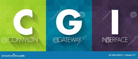 Cgi Common Gateway Interface Provides The Middleware Between