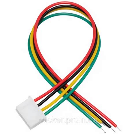 Разъём jst xh2 54 4 pin с проводами 20 см гнездо id 2314062100