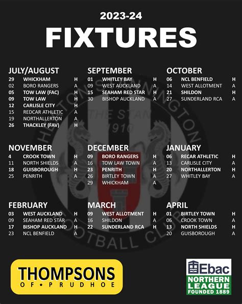 Heaton Stannington Fc On Twitter Fixtures 23 24 Following The Fa Cup