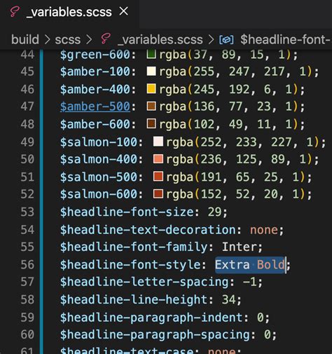 font weight is wrongly detected as font style when generated as scss