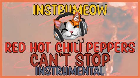 Red Hot Chili Peppers • Cant Stop • Instrumental Youtube