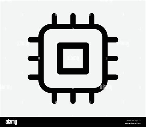 Semi Conductor Chips Stock Vector Images Alamy