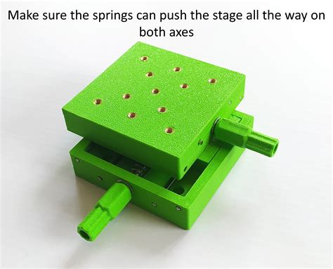 Two Axis Printed Linear Stage By Remirafael Download Free Stl Model