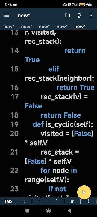 Cyclic Graph In Python Youtube