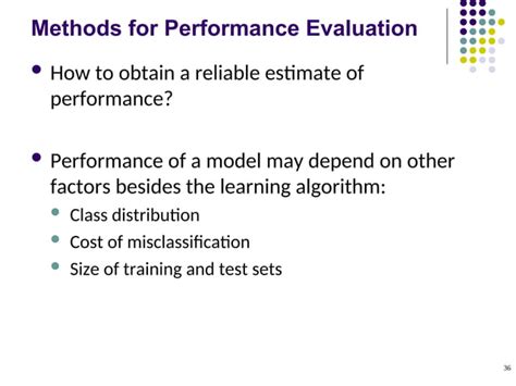 Performance Evaluation Parameters For Machine Learning Ppt Web