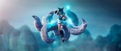 Ahri Fox Fire Lol Wallpaper By 77silentcrow On Deviantart