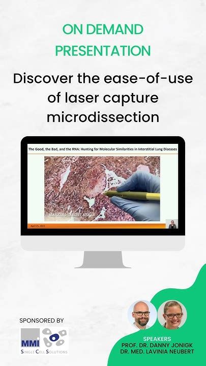 Dissect Tissue Like Never Before Using Laser Microdissection Youtube