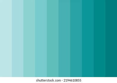 Cyan Color Palette Code Color Collection Stock Vector Royalty Free Shutterstock