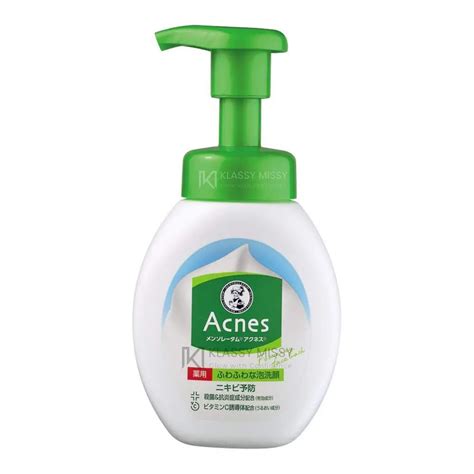 Rohto Mentholatum Acnes Medicated Fluffy Foam Face Wash 160ml