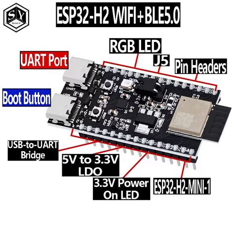 Esp32 H2 Devkitm Wifi Bluetooth H2 Series Thread Zigbee Ble Esp32 H2 Esp32 H2 Devkitm 1 N4 In