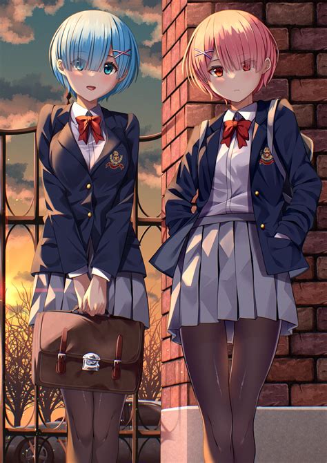 Jk Rem Ram Re Zero R Awwnime