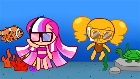 Snorkeling Under The Sea By Blueberrycamille On Deviantart