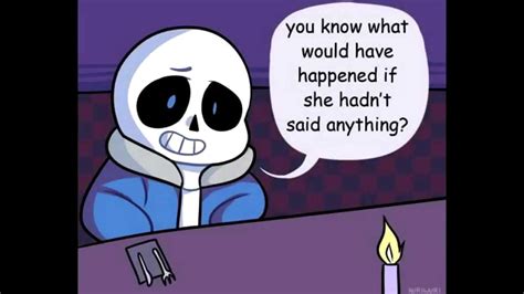 Dinner With Sans Undertale Comic Youtube