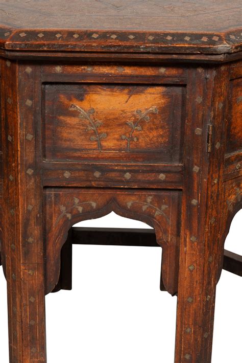 Antique Moroccan Brass Inlaid Table David Neligan Antiques